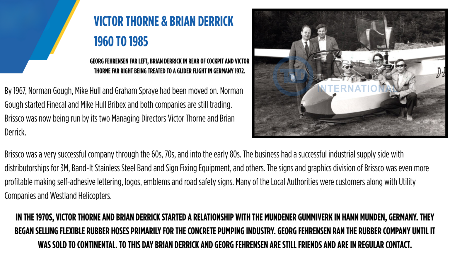 History - Thorne & Derrick